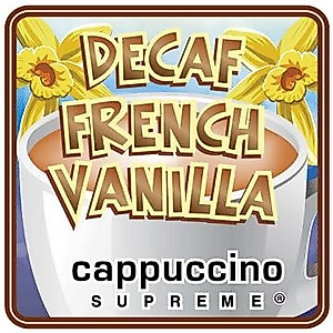 Cappuccino Supreme 2 lb bag Decaf French Vanilla Cappuccino Mix