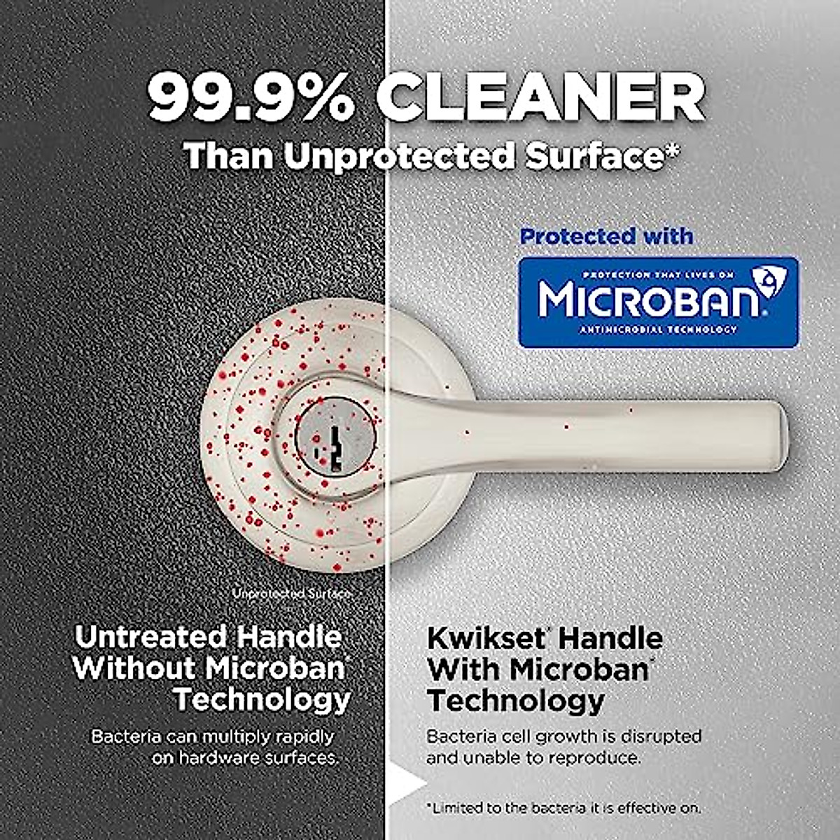 Kwikset Henley Entry Lever Door Lock, Secure Keyed Entrance with Reversible Handle, SmartKey Re-Key Security Technology and Microban Protection in Satin Nickel