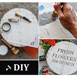 ilauke 10 Pieces 7.5mil Mylar Stencil Sheets, Reusable Blank Stencil Vinyl, Clear Mylar Template for Cricut Cutting Machine, Make Your Own Stencils Sheets, 12 x 12 inch