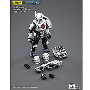 JOYTOY 1/18 Action Figures Warhammer 40k Mecha Joy Toy Model Toys T'au Empire Fire Warrior Team-D