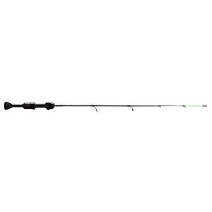 13 FISHING - The Snitch Pro - Ice Fishing Rod - 32" with Flex-Core Quick Action Tip - SNP-32 ,Black