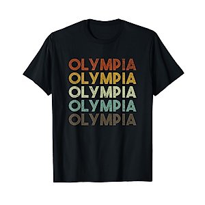 Retro Olympia Washington Vintage T-Shirt