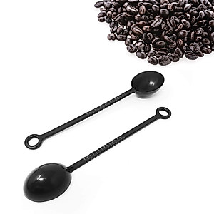 Honbay 24PCS Plastic Long Handle 10g Coffee Measuring Spoon Scoop for Coffee Bean Tea Sugar Milk Powder or Liquid Seasoning