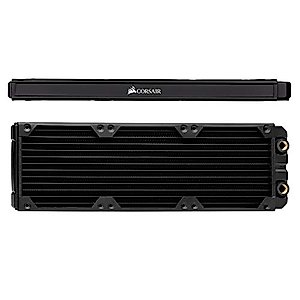 CORSAIR Hydro X Series XR5 360mm Water Cooling Radiator - Triple 120mm Fan Mounts - Premium Copper Construction - Easy Installation - Black
