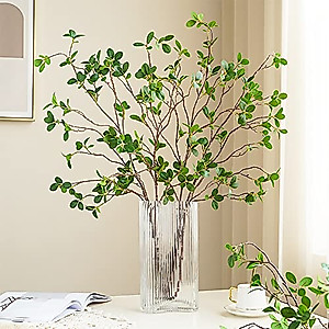 SzJias Faux Stems Artificial Branches for Vase Faux Greenery Plant Stems for Fake Tree Branches (3 Branches, 43.3 inch/Branches)