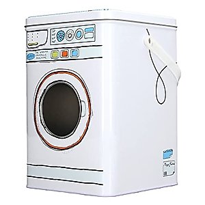 Laundry Detergent Container, Cartoon Pattern Washing Powder Container Iron Material for Storage