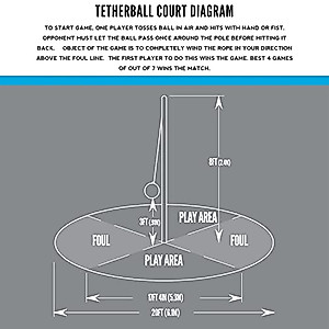 Franklin Sports Tetherball Set - Full Tetherball Game Set with 8' Pole, Rope + Ball Included - Portable Steel Backyard + Beach Kit with Carry Bag - Recreational, White