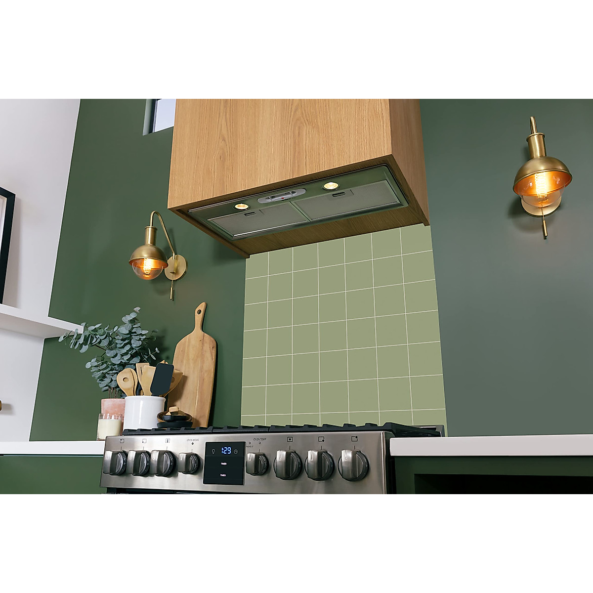 Broan-NuTone Elite 27.6-inch Custom Power Pack Range Hood Insert for External Blower with 2-Speed Exhaust Fan and Light, Stainless Steel