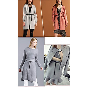 shengweiao Women's Adjustable Leather Belts Fashion Skinny Waist Strap (Small, Blue)