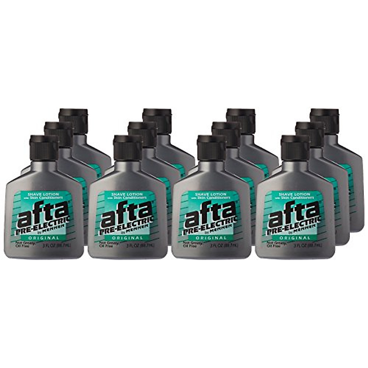 Afta Pre-Electric Shave Lotion With Skin Conditioners Original 3 oz (12 Pack)