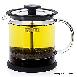 FORLIFE 827 Coffee Press, Clear, Black