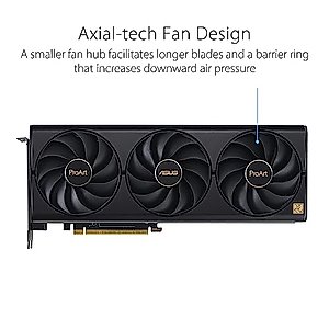 ASUS ProArt GeForce RTX™ 4070 Ti 12GB OC Edition GDDR6X Graphics Card (PCIe 4.0, 12GB GDDR6X, DLSS 3, HDMI 2.1a, DisplayPort 1.4a)