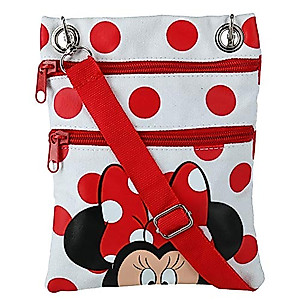 Disney Polka Dot Minnie Mouse Passport Crossbody Bag