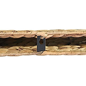 Creative Co-Op Handwoven Water Hyacinth Floating Wall Shelf