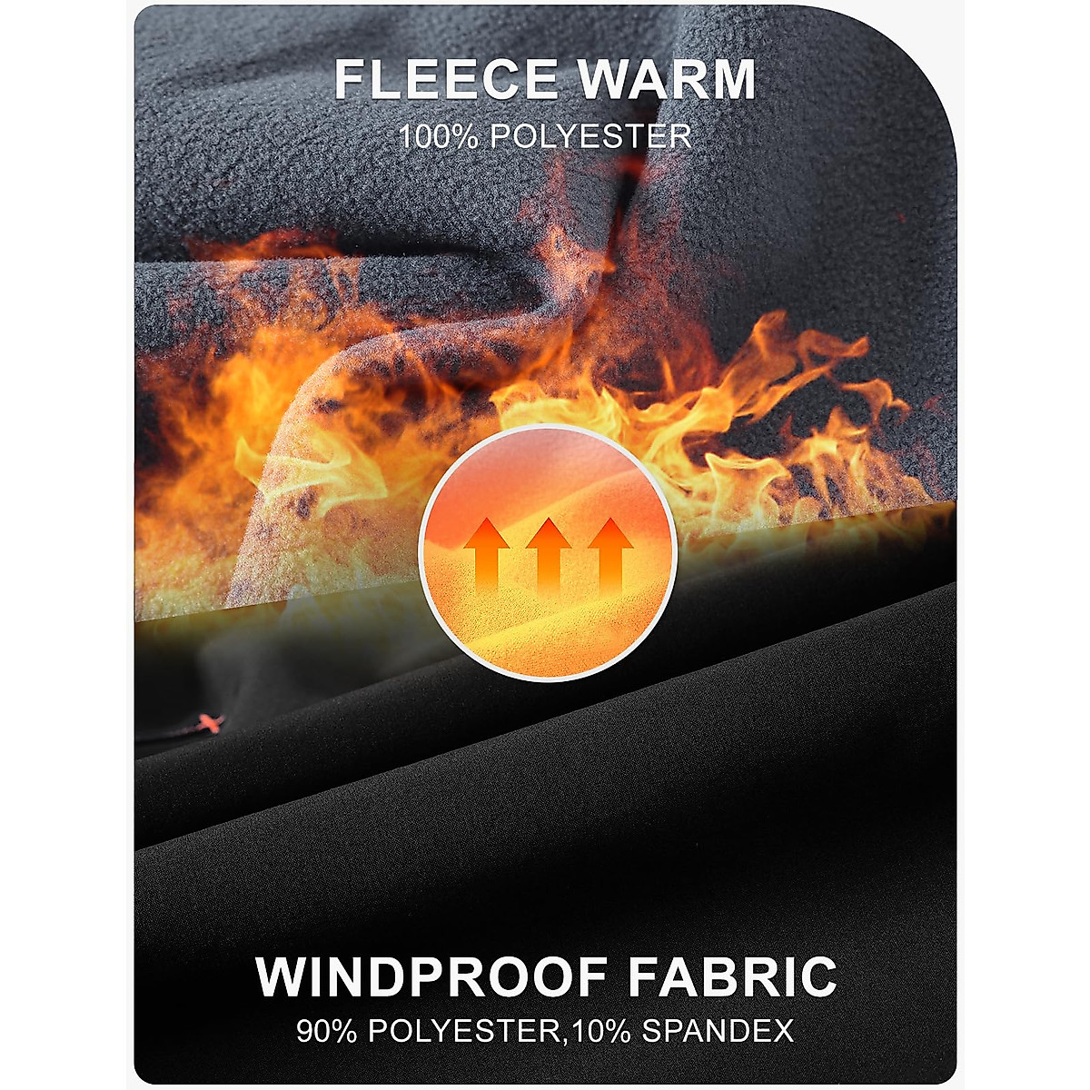 TBMPOY Women's Ski Windproof Waterproof Snow Pants Outdoor Hiking Fleece Lined softshell Pants Black S