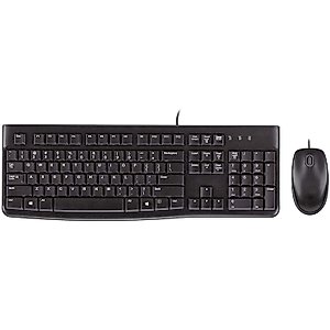 HJJWL Gaming Keyboard and Mouse, Wired Keyboard and Mouse Combo Mini Multimedia Keyboard Mouse Set for Laptop PC TV