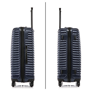 DUKAP ADLY Luggage with Spinner Wheels | Durable Lightweight Hardshell Suitcase,Travel Sets with Handle and Trolley | (20in, 24in, 28in) 3 Piece Luggage Set | Blue