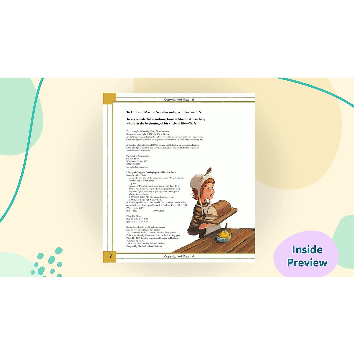 Sir Cumference and All the King's Tens: A Math Adventure