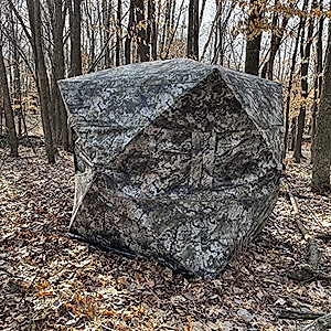 VENATIC Cloak 2.0, 2 Person Full Panel See-Through Hunting Blind, Floor Space 58" x 58"