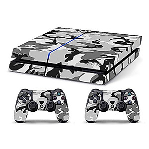 Skin Ps4 Old - CAMOUFLAGE SNOW - limited edition DECAL COVER ADESIVA Playstation 4 Slim SONY BUNDLE