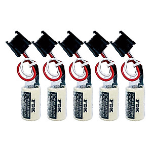 SHENYANG (5 Pack) CR14250SE 1/2AA 3V Battery for Sanyo PLC 1747-BA Backup Power Supply