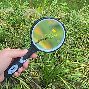 Mr. Pen- Magnifying Glass, 2 Pack, 10X Magnifier, 75mm Glass Lens, Magnifying Glass for Kids and Adults, Handheld Magnifying Glass, Magnifier for Reading, Magnifying Glasses for Close Work