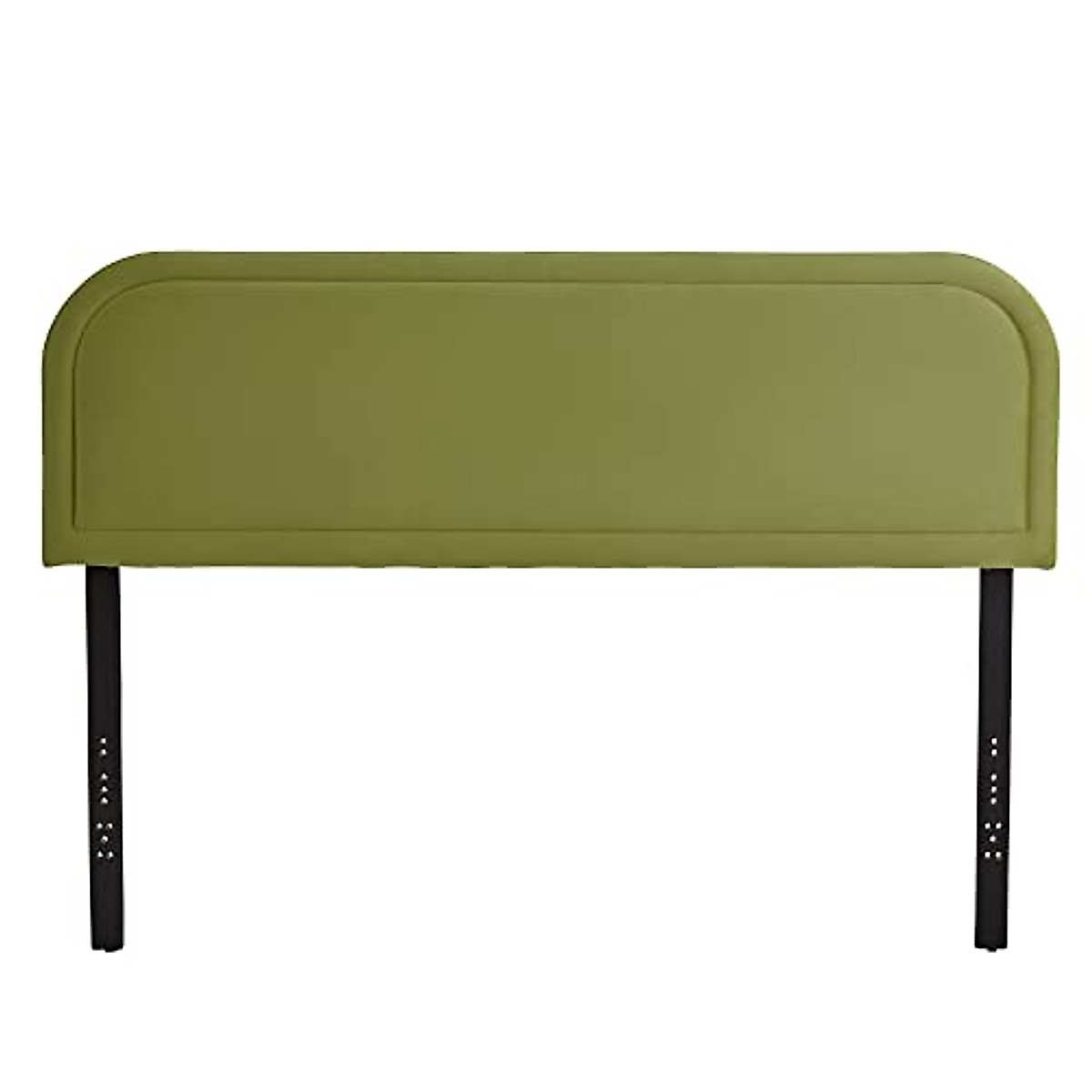 Edenbrook Miller Low Profile, Performance Velvet Headboard for Queen Size Bed-Green Upholstered Queen Headboard