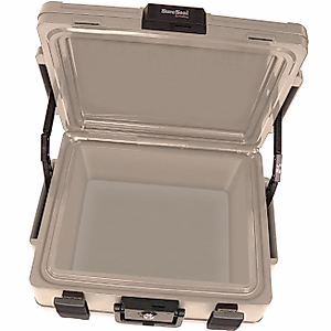 SureSeal by FireKing SS104-A 1 Hour Fireproof Waterproof Safe Chest, Fits Legal/Letter Sized Documents,0.38 CU FT Storage Capacity,Taupe