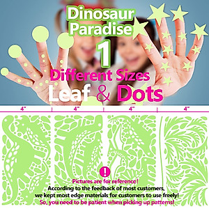 Glow in the Dark Stickers - Glow in the Dark Stars for Ceiling Kids Glow Stars for Ceiling Stars Glow in the Dark Glow in the Dark Ceiling Decorations Wall Decals Glowing Stars for Ceiling (Dinosaur1)