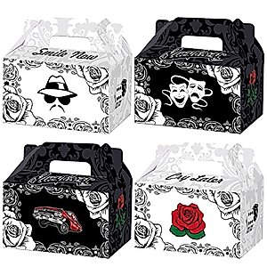 16pcs Cholo Lowrider Party Bags for Early 2000s Old School Theme Birthday Party Supplies Gift Goody Treat Candy Boxes Girls Cholo Lowrider Birthday Decorations