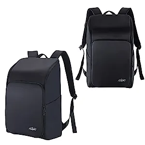 TEAVAS Large Bartender Bag- 16 Inch Portable Bar Bag Backpack, Travel Laptop Backpack, Portable Bartending Kit, Bartender Travel Bag for Carrying Accessories (BAG ONLY)
