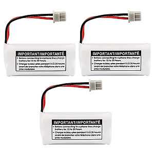 New Genuine OEM Uniden BT-1021 BBTG0798001 Cordless Handset Rechargeable Battery (3-Pack)