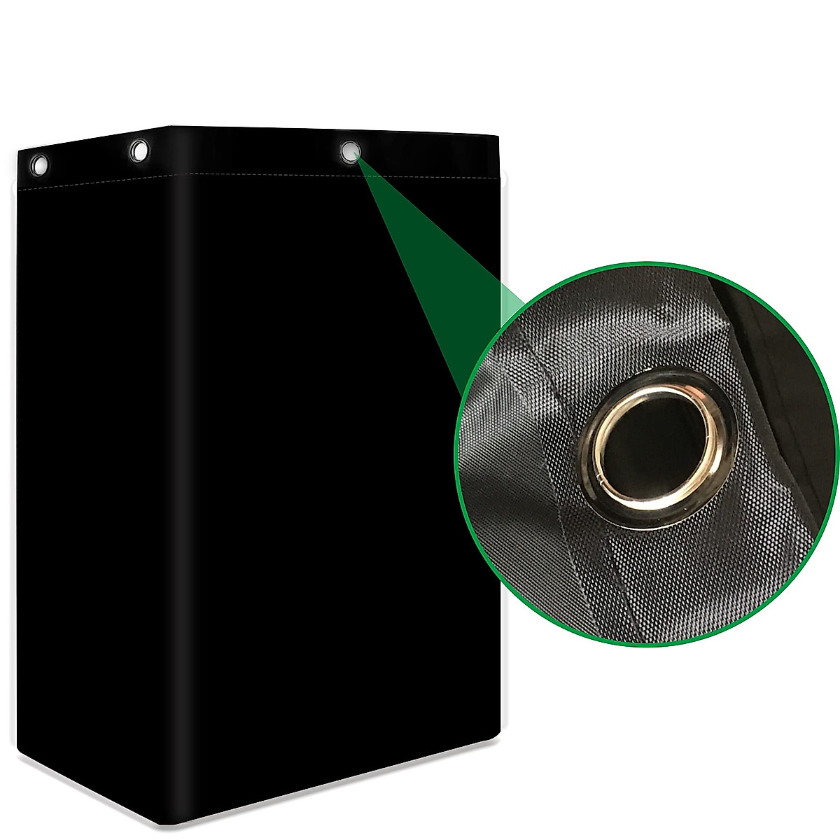 Replacement Janitorial Cart Bag, Waterproof High Capacity Cleaning Cart Bag, Thickened Housekeeping Cart Cleaning Bags for Housekeepers Commercial Janitor Cart Bag, 16 x 11 x 27 Inches