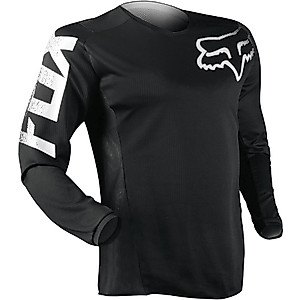 Fox Racing boys Youth Blackout Motocross Jersey Shirt, Black, Medium US