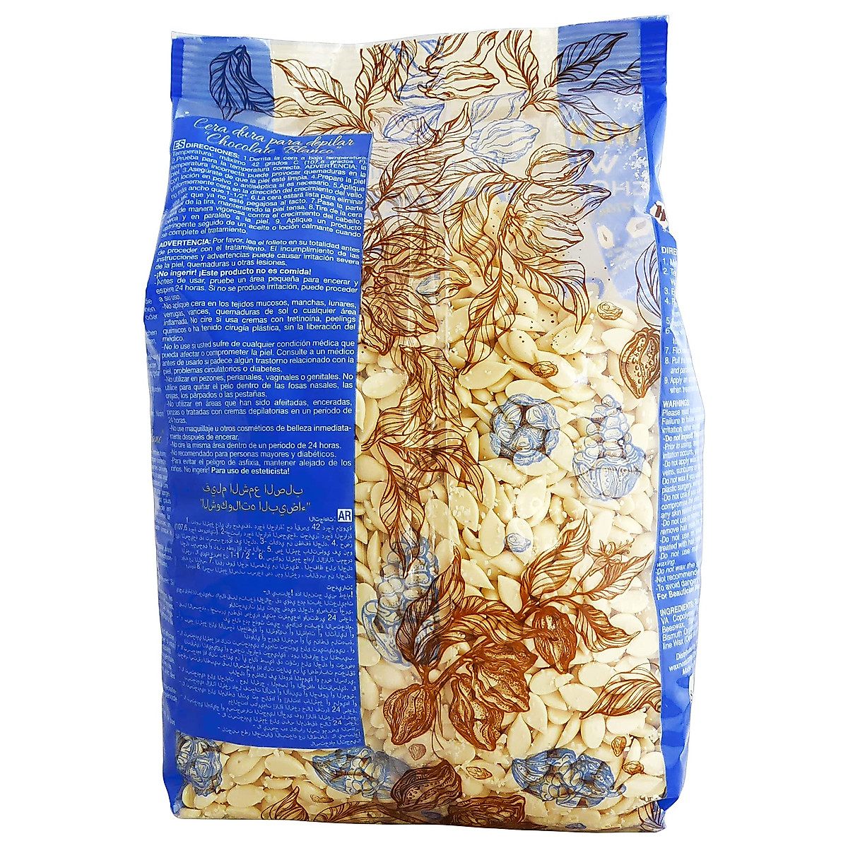 Wax Necessities Waxness Film Hard Wax White Chocolate Scented 2.2 Pounds