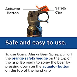 Bear Guard Alaska Bear Pepper Spray 9 Ounce Can with Nylon Holster