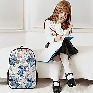 RERUNINGO Large Capacity Lightweight Simple Personality Design Premium Material Durable 17" Backpack Boys Girls Shoulder Bags