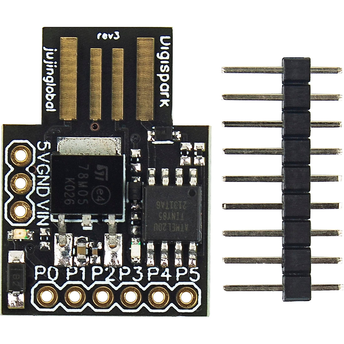 3pcs Digispark Kickstarter ATtiny85 Module General Micro USB Development Board for Arduino