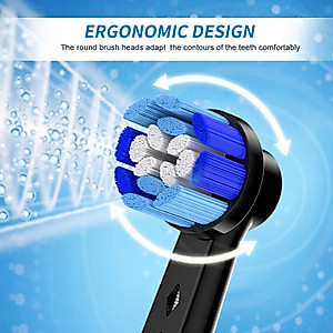 16pcs Bimily Toothbrush Replacement Heads Compatible with Oral B Electric Toothbrush,Replacement Toothbrush Heads for Precision Clean and More Model