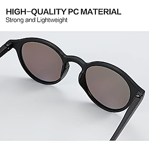 ZENOTTIC Polarized Round Sunglasses, Stylish Sunglasses for Men and Women Retro Classic, Multi-Style Selection