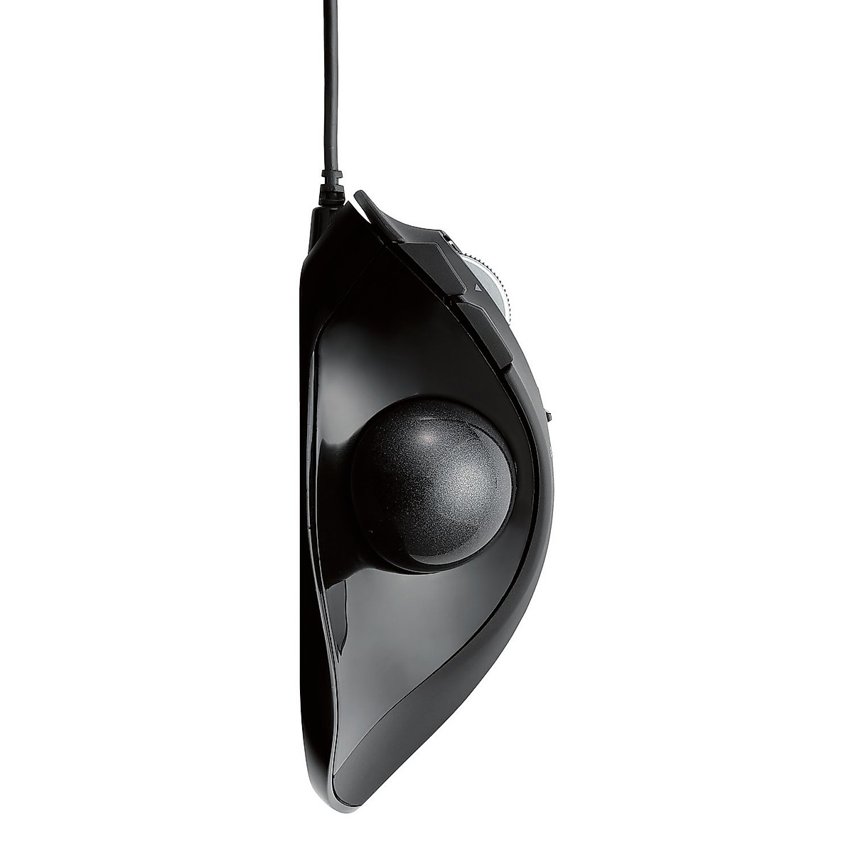 ELECOM EX-G Trackball Mouse, Wired, Thumb Control, Ergonomic Design, Functional 4-Buttons with Smooth Tracking, 32mm Gray Ball, Windows11, macOS (M-XT2URBK)