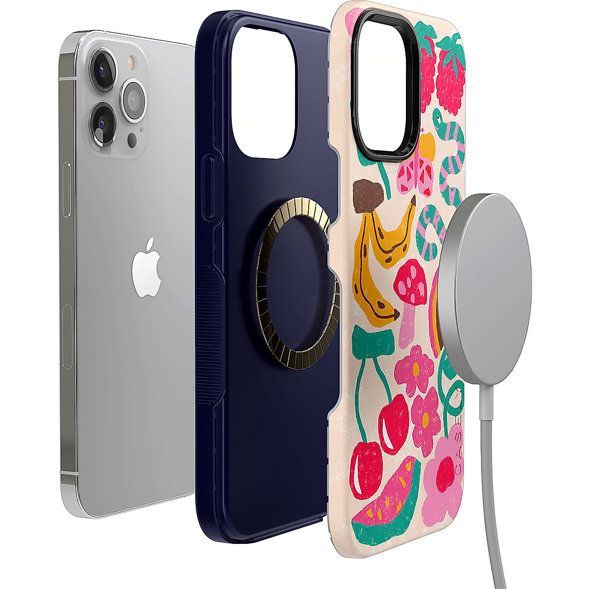 Casely iPhone 13 Pro Max Case | Compatible with MagSafe | Doodle Bug | Crayola Crayon Case