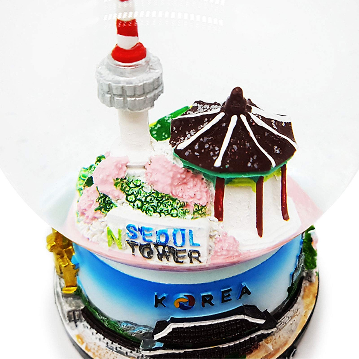 Seoul Tower Snow Globe Large Size Landmark Seoul Korea Snowglobe Miniature Snowglobes