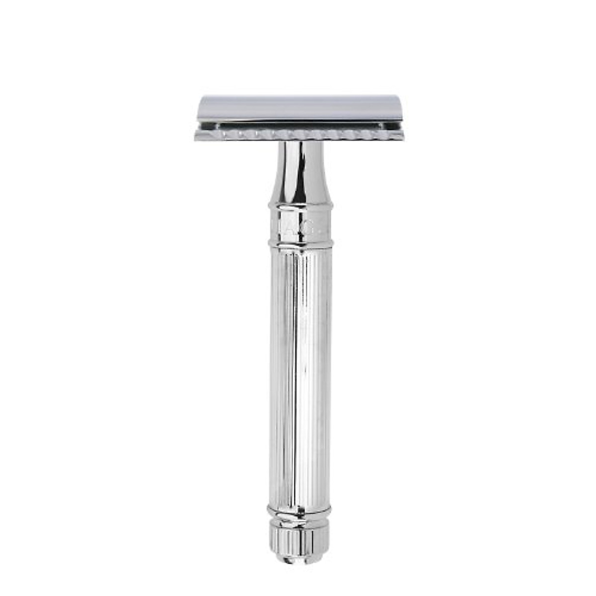 Edwin Jagger DE89L Lined Detail Chrome Plated Double Edge Safety Razor