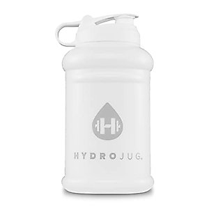 HydroJug Half Gallon Water Bottle 73oz - Refillable, Reusable Jug With Carry Handle - Leakproof Guarantee - Great For On-The-Go Hydration - Dishwasher Safe, BPA Free