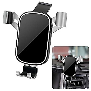 musttrue LUNQIN Car Phone Holder for 2014-2019 Toyota Highlander [Big Phones with Case Friendly] Auto Accessories Navigation Bracket Interior Decoration Mobile Cell Mirror Phone Mount