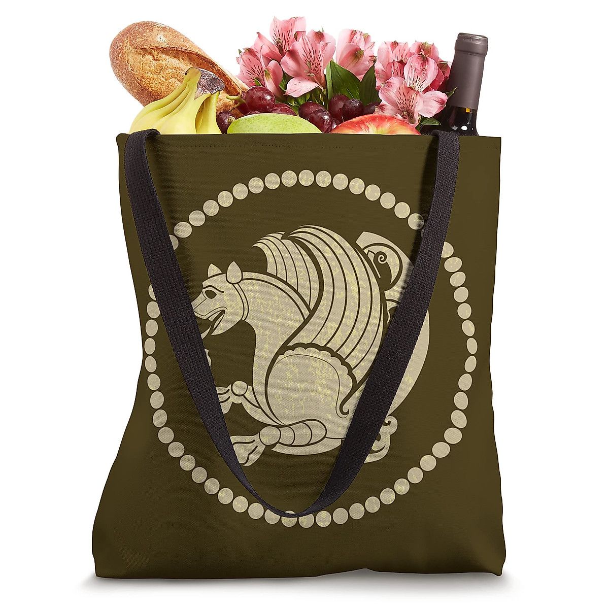 Simurgh Iranian Mythology Senmurv Persia Symbol Tote Bag