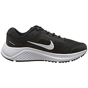 Nike Women's W AIR Zoom Structure 23 Running Shoe, Black White Anthracite, 8