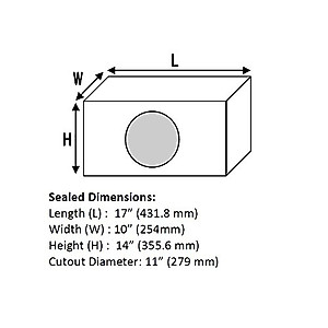 BOSS Audio Systems P120F 1400 Watt, 12 Inch , Single 4 Ohm Voice Coil, Shallow Mount Car Subwoofer