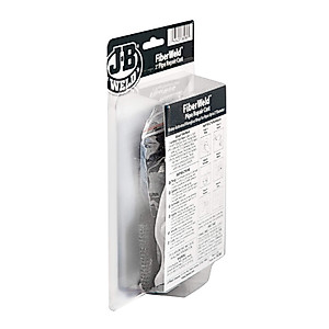 J-B Weld FiberWeld 2” Pipe Repair Cast 2x60 Inch - High Strength Adhesive Fiberglass Wrap - White (38260)